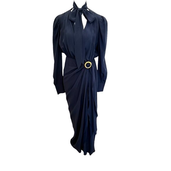 Lanvin | Dresses | Lanvin 22 Navy Dress | Poshmark